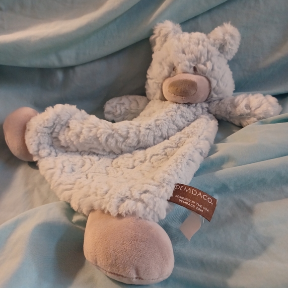Toys | Blue Bear Lovey Stuffed Animal Plush Toy | Poshmark